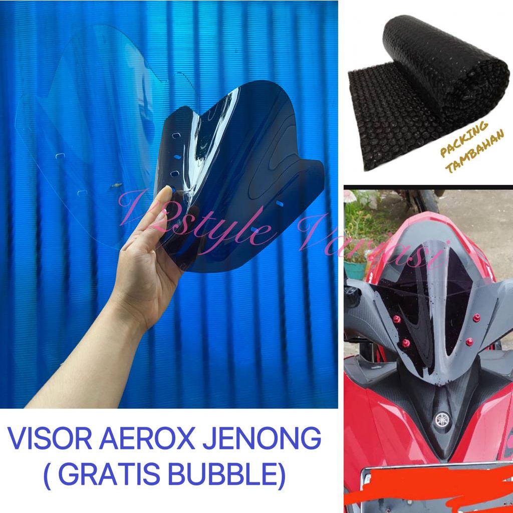 WINDSHIELD AEROX รุ่น JENONG STANDARD VISOR ALL AEROX 155 ใหม่ OLD PNP ...