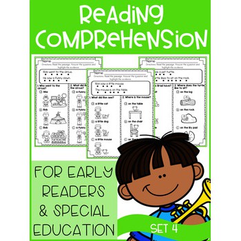 Reading Comprehension For Early Reader (SET 4)Special Education, EFL ...