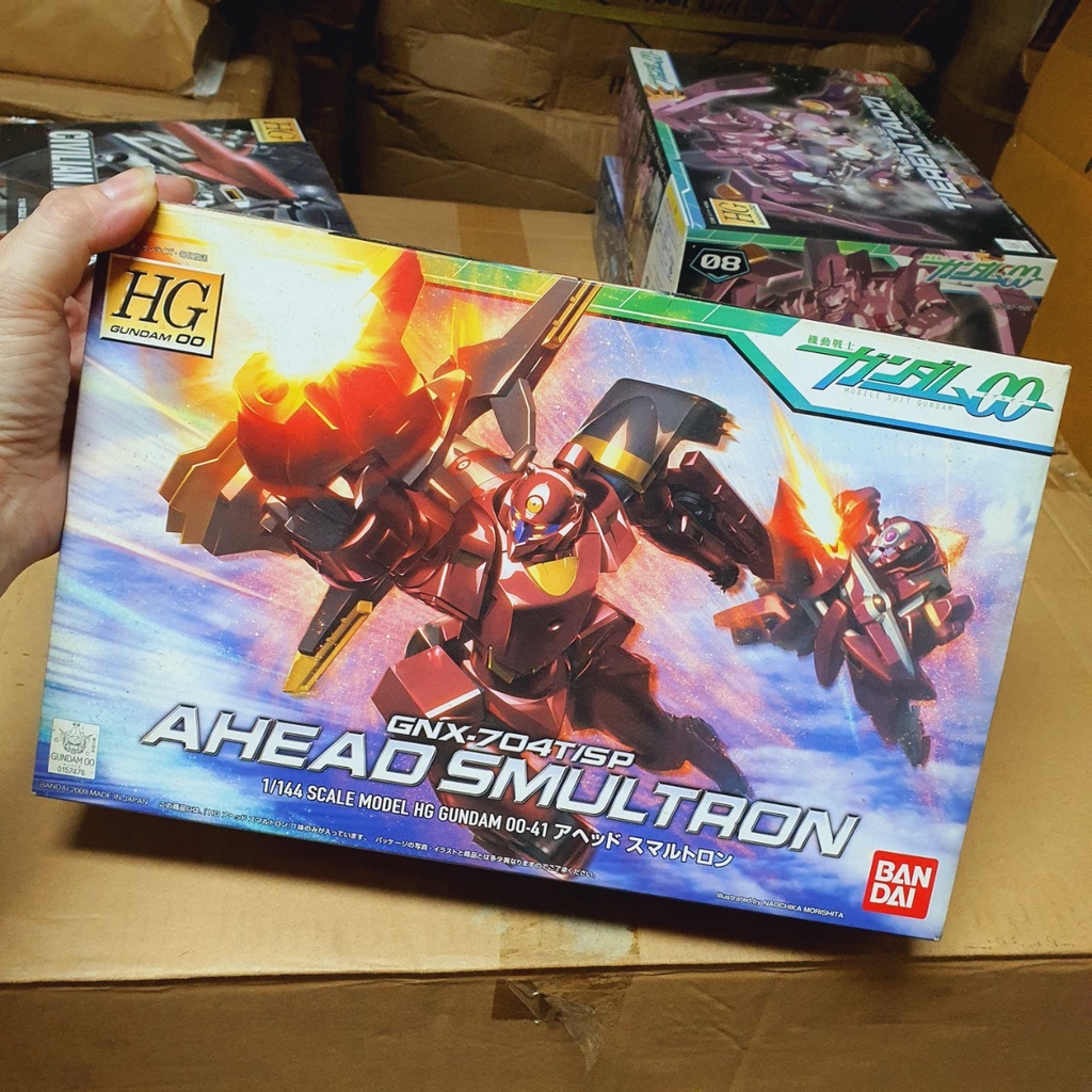 BANDAI GNX-704T/SP AHEAD SMULTRON 1/144 SCALE MODEL HG GUNDAM DOUBLE ZERO 00-41 โมเดลคิท กันดั้ม ...