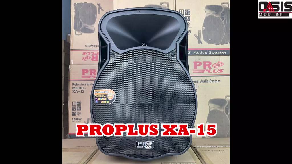 (ฟรีส่ง! รวมVat) ลำโพงล้อลาก ไมค์ลอย 2ตัว PROPLUS MPJ-15X / PROPLUS XA-15 มีแบตในตัว ตู้ลำโพง ...