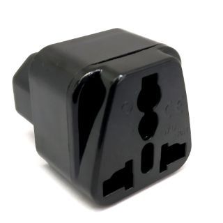 ADAPTER UPS/หัวแปลง ปลั๊กups IEC to 3 PIN ปลั๊กAPC แบบ 2รูเสียบ สีดำ ...