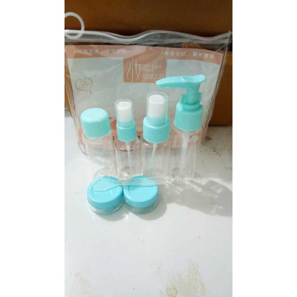 Mini Travel Kit Bottle Set 6in1/Travel Toiletries Kit ที ่ วางสบู ่ แชมพู ( 1 ชุดประกอบด ้ วย 6 ...