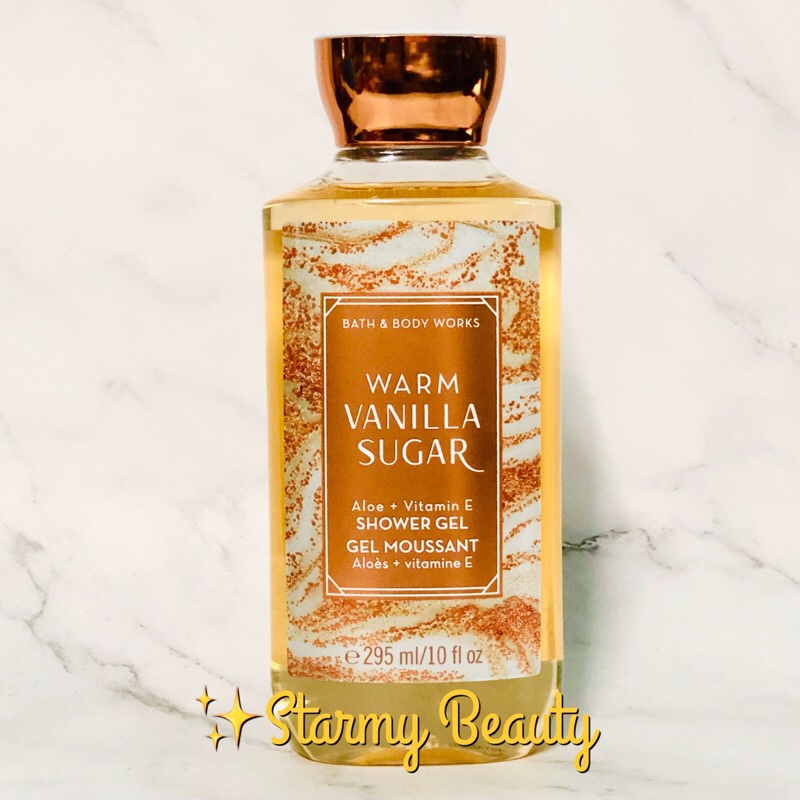 "Warm Vanilla Sugar" Bath&Body Works Shower Gel เจลอาบน้ำทำความสะอาดผิว ...