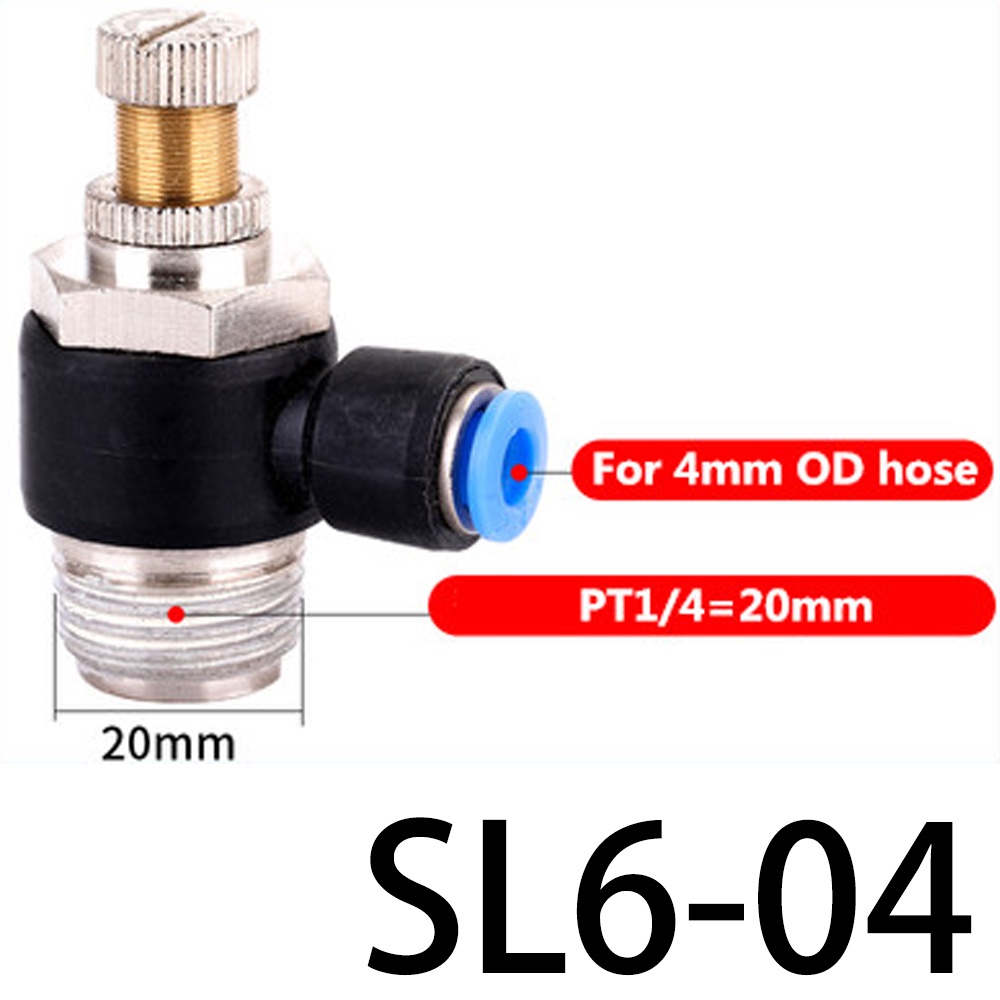 วาล์วคันเร่งนิวเมติก SL4-M5 6-01 8-02 10-03 12 | Shopee Thailand