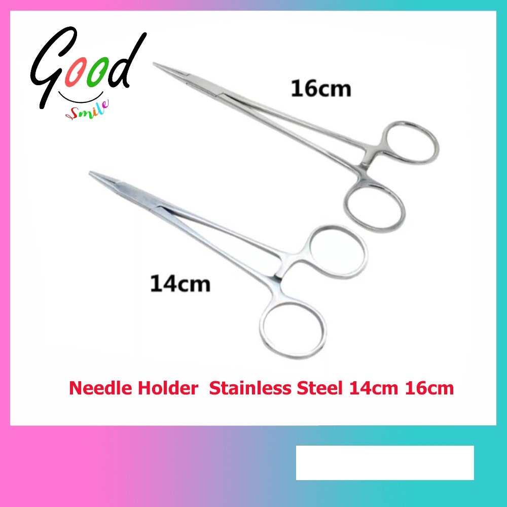 Needle Holder Stainless Steel 14cm 16cm (พร้อมส่ง) | Shopee Thailand