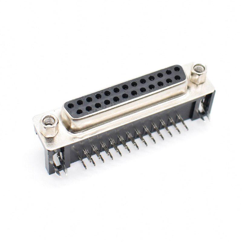 Dr25 DB 25 D-SUB Angle Angled 25 Pin Female Male PCB Mount Socket ...