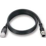 CBL-M12D(MM4P)/RJ45-100 IP67 1-meter M12-to-RJ45 Cat-5E UTP Ethernet ...