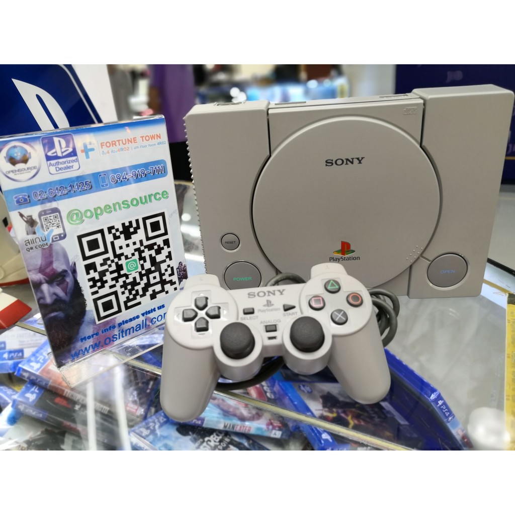 PSONE PS1 Playstation รุ่นแรก + เกมแผ่นแท้ 3เกม [ไฟญี่ปุ่น 110V เล่นแท้ ...