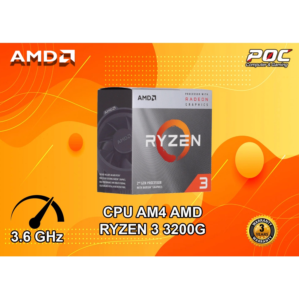 CPU (ซีพียู) RYZEN 3 3200G | Shopee Thailand