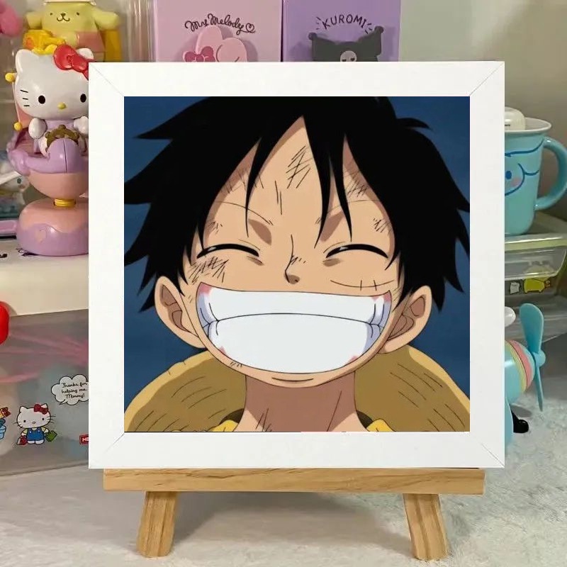 ชุดงานปักครอสติชเม็ดบีด ทรงเพชร รูปการ์ตูนอนิเมะ One Piece Luffy 5d ...