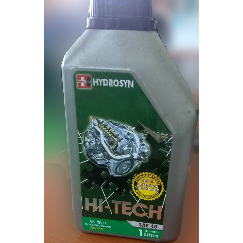 น้ำมันเครื่องเกรดเดี่ยวไฮเทค40 HI-TECH SAE 40 Hydrosynขนาด1ลิตร ...