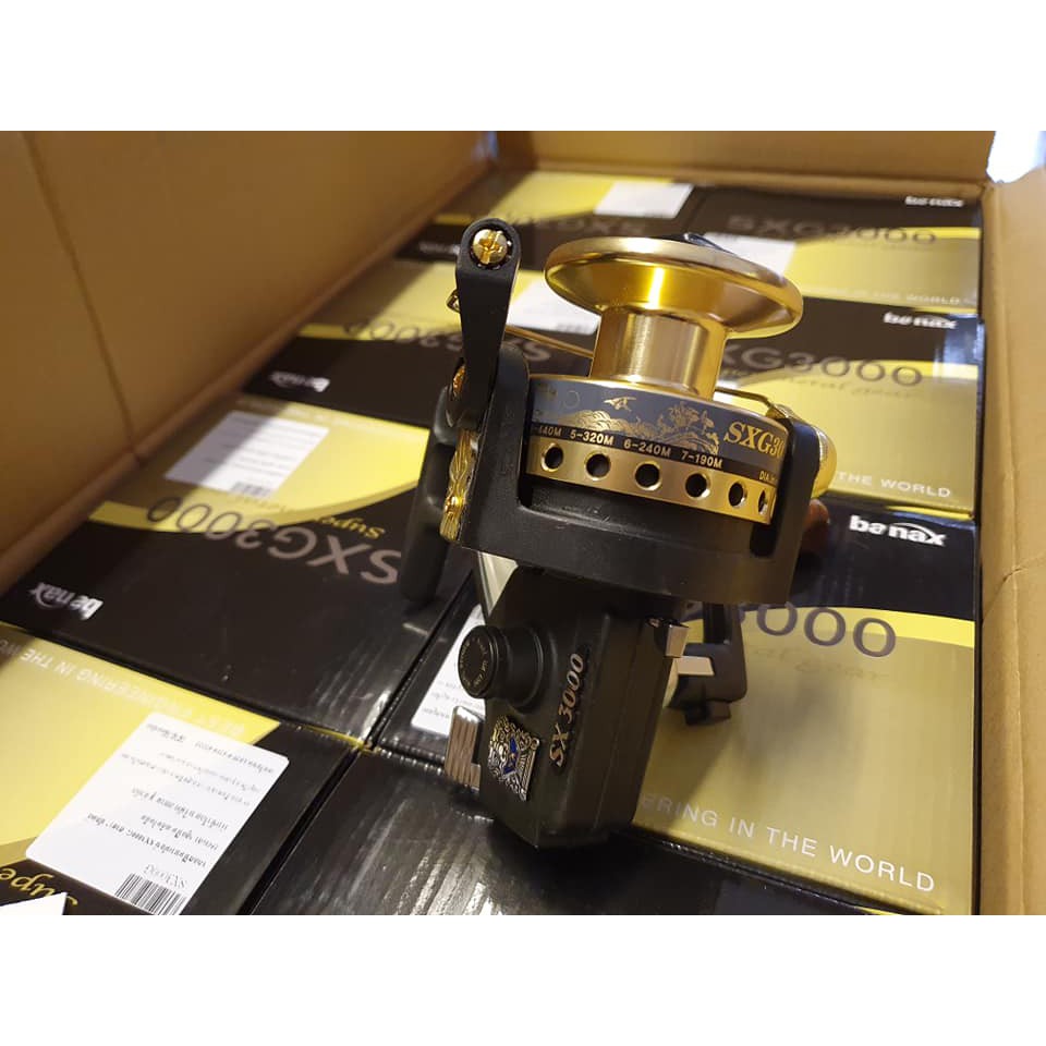 รอกตกปลา Banax SXG2000,3000,4000,5000 รอกหน้าดิน รอกสปินนิ่ง รอก บาแน็ก ...