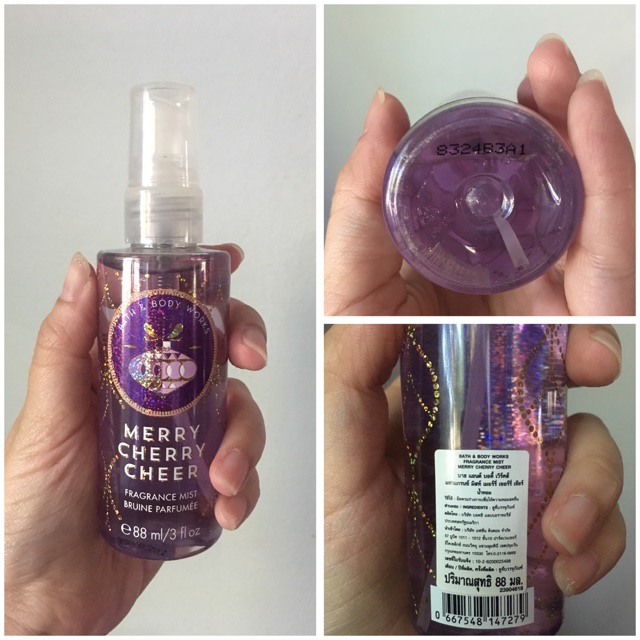 Barth & Body Works Merry Cherry Cheer Fragrance Mist | Shopee Thailand