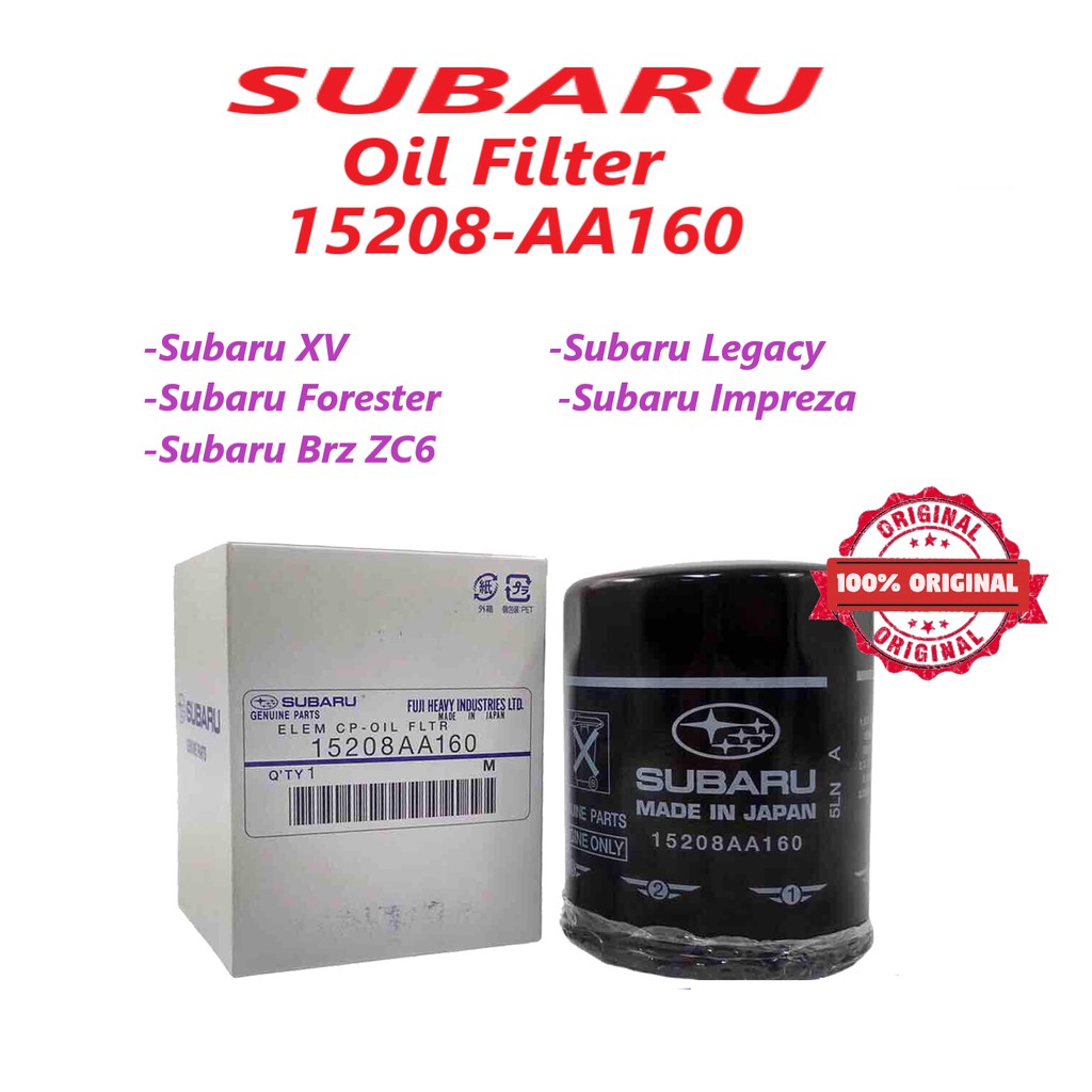 กรองน้ํามันเครื่อง Subaru 15208-AA160-Subaru XV / Forester / Impreza ...