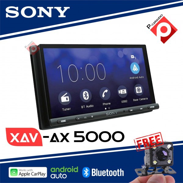 SONY XAV-AX5000 ไม่ใช้แผ่น ANDROID AUTO วิทยุติดรถยนต์ BLUETOOTH ...