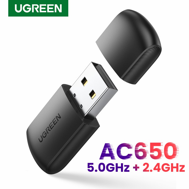 Ugreen Mini 650mbps Dual Band 5ghz And 2 4ghz Wifi Adapter Shopee Thailand