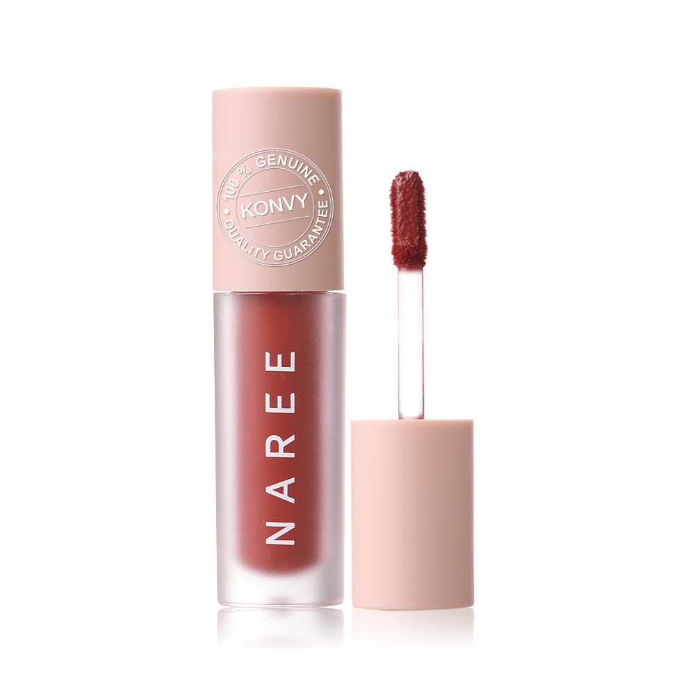 Naree Velvet Matte Creamy Lip Colors 3ml นารี ลิปมูสเนื้อเนียนนุ่มละมุ ...