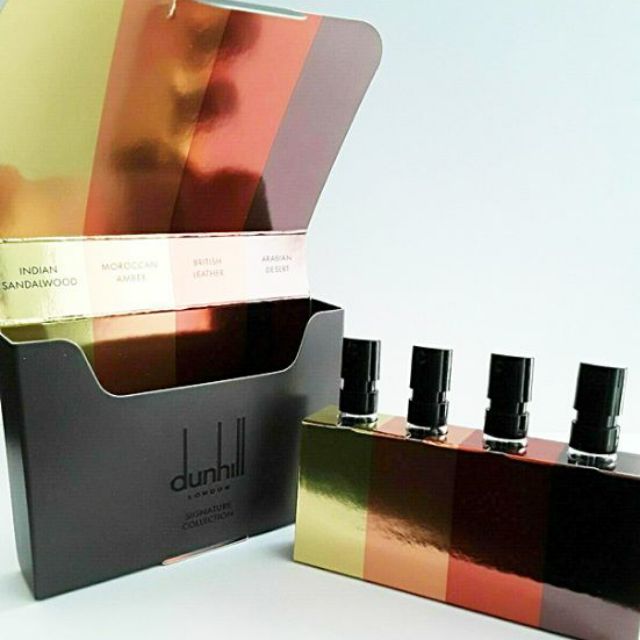 DUNHILL London Signature Collection Edp For Men Sample Kit 4 X 2ml ...