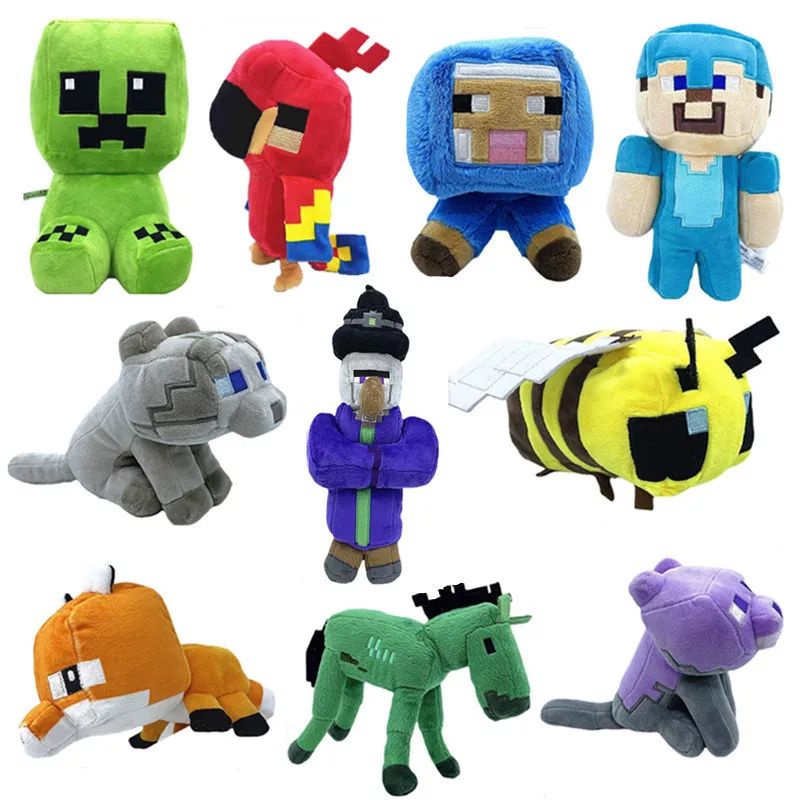 ตุ๊กตามายคราฟ Minecraft Enderman Wolf 15-25 ซม. | Shopee Thailand
