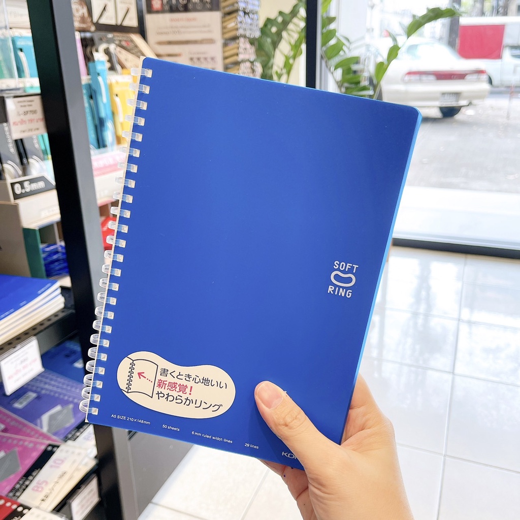 Kokuyo Campus SOFT RING NOTEBOOK MEMO PAD B5/A5 รุ่น ス-SV301BT (สมุดสันนิ่ม) | Shopee Thailand