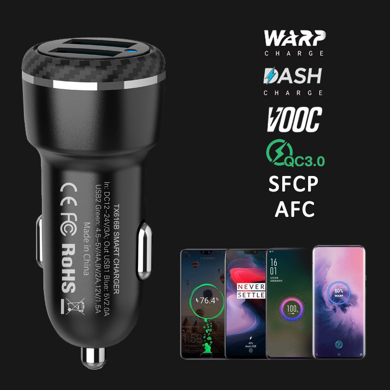 OnePlus 8 Pro Warp Car Charger Type-C Cable For One Plus 8 7T 6T 5T 1+5 ...