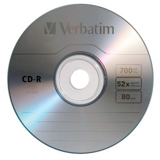 CD-R VERBATIM (เเพ็ค 50แผ่น) แผ่นสีทอง/สีเงินเสียงเกรด A | Shopee Thailand