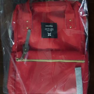 Anello Mini Backpack Red กระเป๋าเป๋สะพายหลังจาก anello สีแดง | Shopee ...