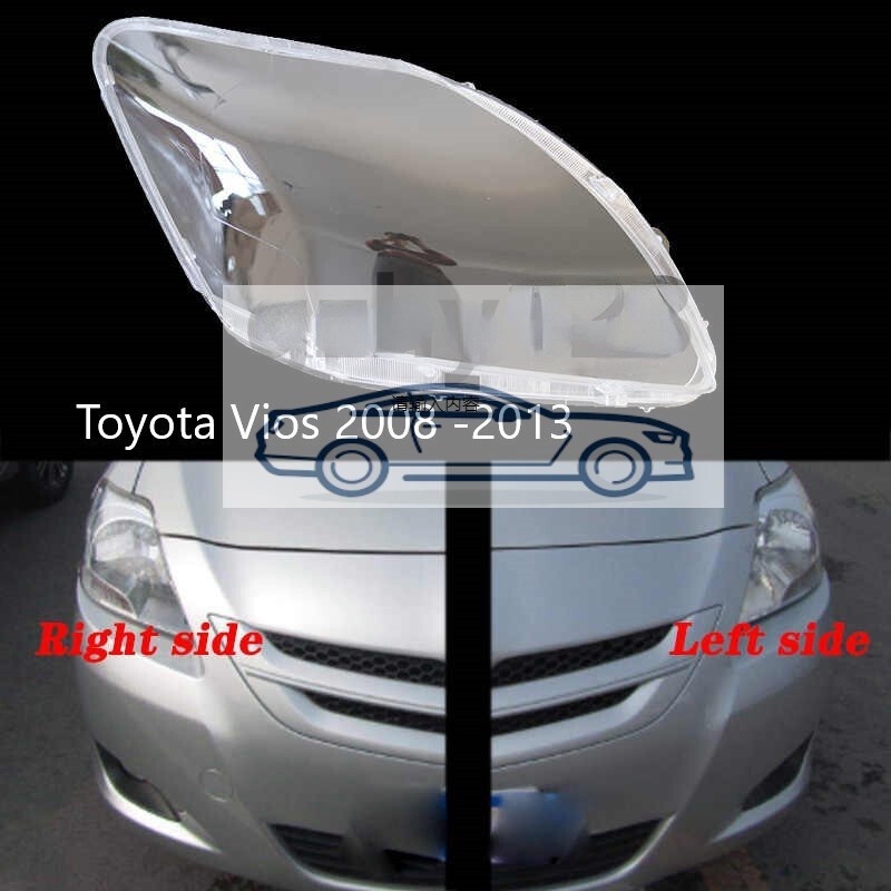 (FT) ฝาครอบเลนส์ไฟหน้าซ้าย ขวา สําหรับ TOYOTA VIOS gen2 2008 2009 2010 2011 2012 2013 | Shopee ...