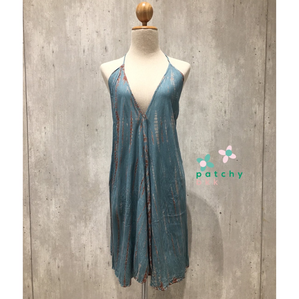 PATCHY.BKK MERMAID (รุ่นสั้น) ชุดไปทะเล ชุดไปเที่ยว ชุดมัดย้อม ชุดคู่ ชุดเดรส พาสเทล | Shopee ...