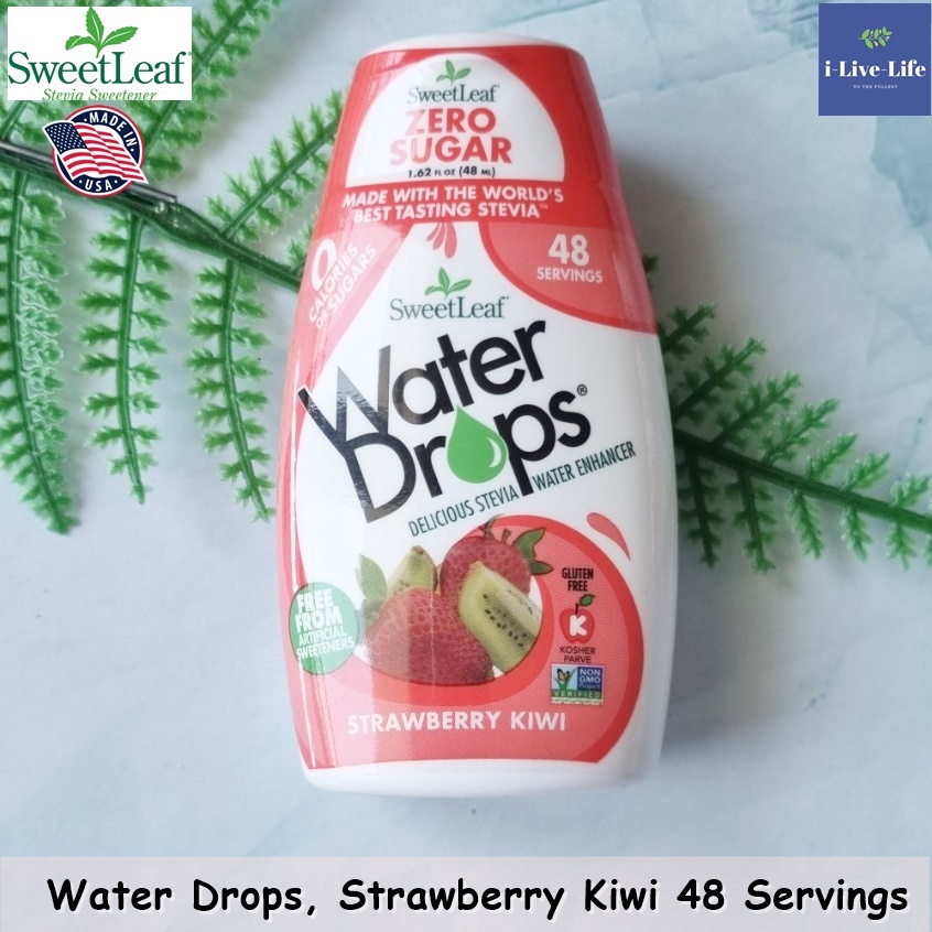 น้ำหยด SweetLeaf Water Drops Delicious Stevia Water Enhancer Strawberry ...