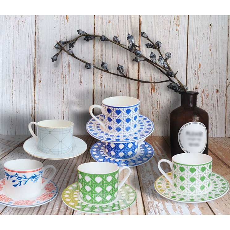Dior Dior Bone China Coffee Cup Handle Mug Water Cup Milk Cup Afternoon ...