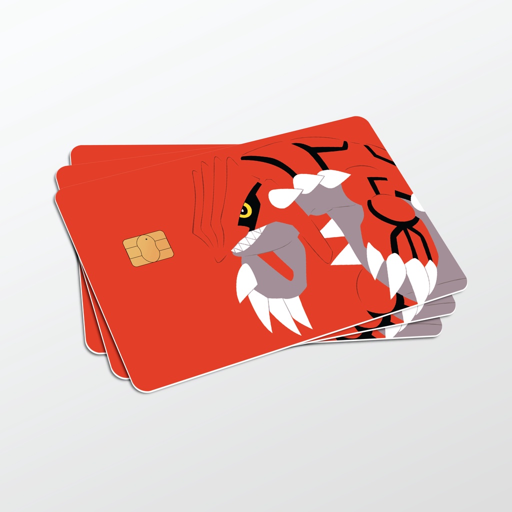 Kapzlegacy สติกเกอร์การ์ดธนาคาร Pokemon ATM Touch n Go Skin Bank Debit ...