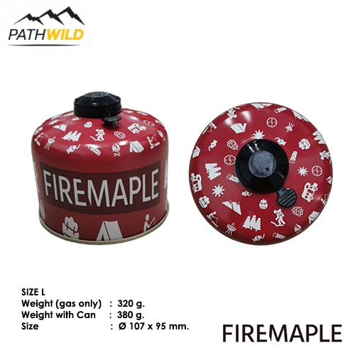 แก๊สกระป๋องสั้น หรือแก๊สซาลาเปา FIRE-MAPLE GAS ไซส์ S / M / L | Shopee Thailand