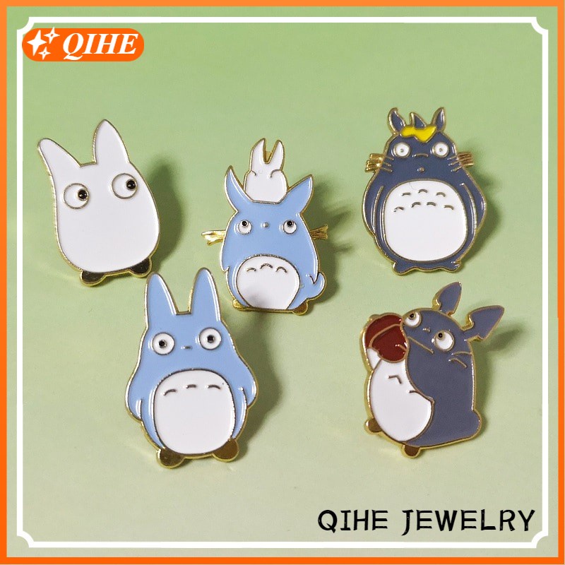 Lovely Totoro Chinchilla Brooch Childhood Cartoon となりのトトロ Neighbor ...