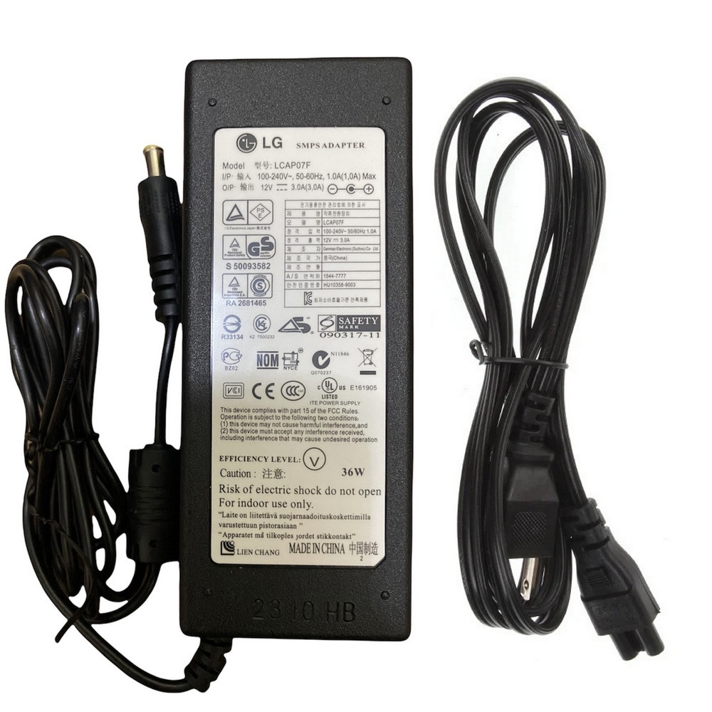 Adapter Samsung/LG 12V/3A (6.5 x 4.4mm) หัวเข็ม (Black) | Shopee Thailand