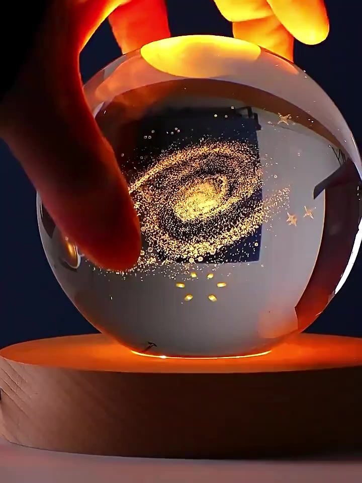 Panasi โคมไฟลูกแก้ว 3D LED USB โคมไฟตกแต่งห้องนอนLED ลูกแก้ว6cm ของขวัญวันเกิด NO:3D6 | Shopee ...