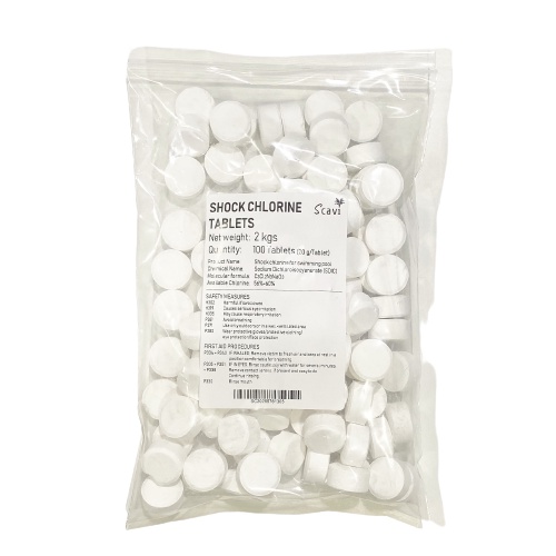 ช็อคคลอรีน 2 กก. ช็อค คลอรีน tablet Dichlor ฆ่าเชื้อช็อกสระ | Shopee ...