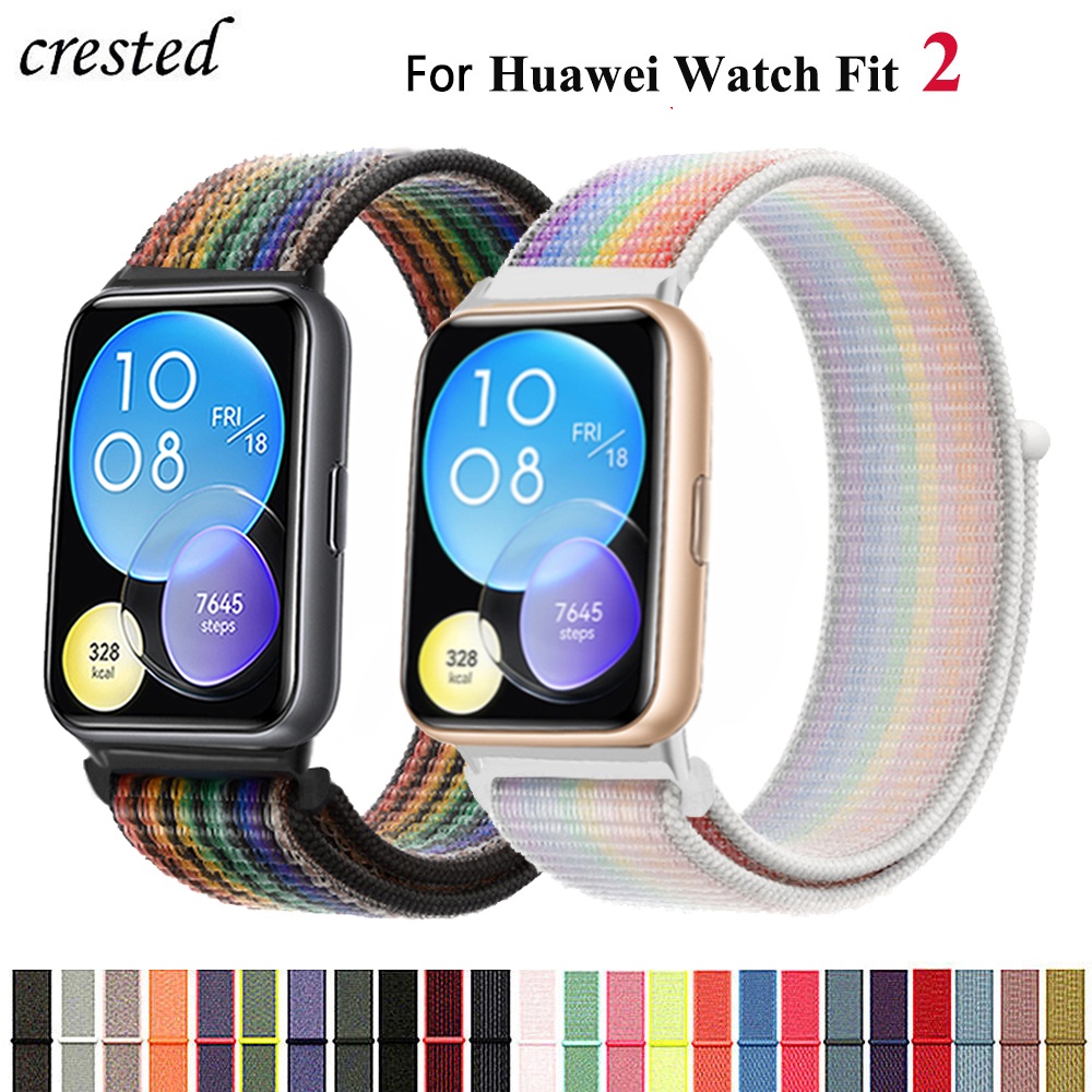 สายนาฬิกาข้อมือไนล่อน แบบเปลี่ยน สําหรับ Huawei Watch Fit 2 Huawei ...