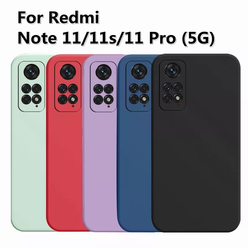 Redmi Note11S(พร้อมส่งในไทย)เคสTPU นิ่ม สีพาสเทลคลุมกล้องXiaomi Redmi Note11Pro/Redmi Note11 4G ...