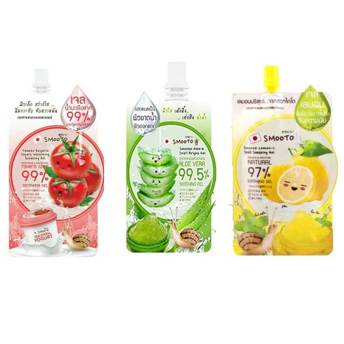 Smooto เจลมะเขือเทศ เจลว่าน เจลเลม่อน | Shopee Thailand