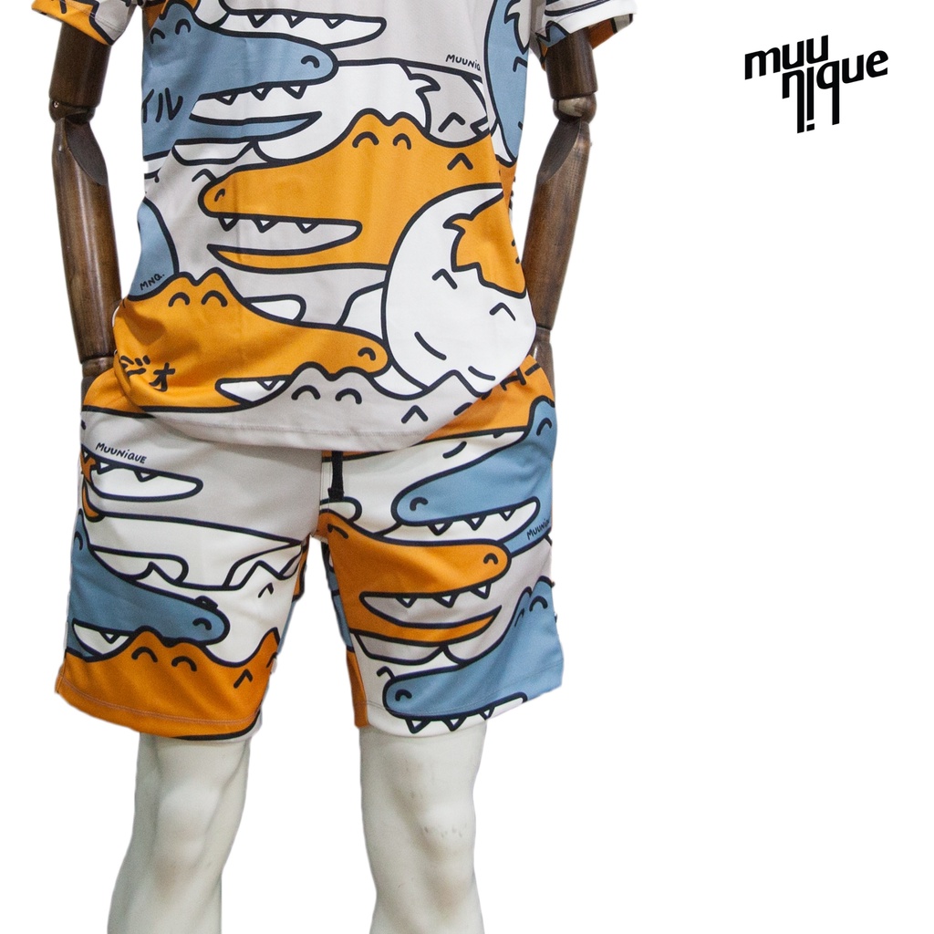MUUNIQUE Short กางเกงขาสั้น รุ่น New Crocodile | Shopee Thailand