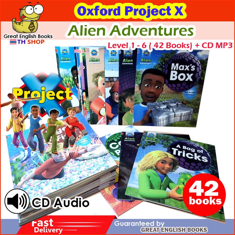 พร้อมส่ง Project X Alien Adventures Oxford reading level 1-6 จำนวน 42 ...