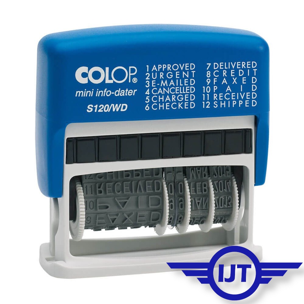 Colop S120/WD I SELF-INKING MINI DATER I DATE STAMP I DATE CHOP I DATE ...
