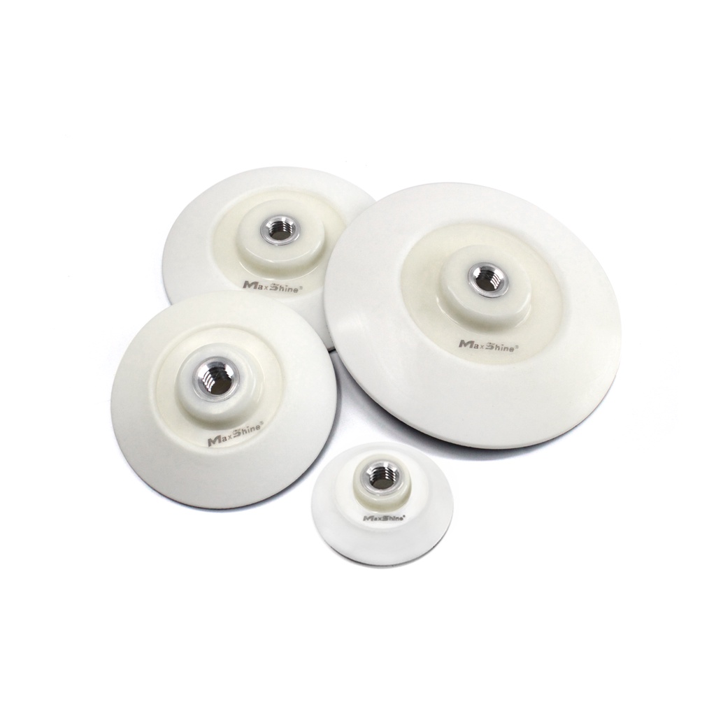 MAXSHINE Soft RO Backing Pad (สีดำ)แป้นเครื่องขัด แป้นหนามเตย แป้นจับ ...