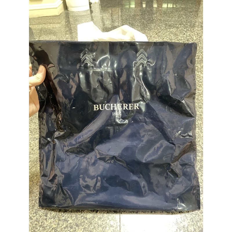 ถุงพลาสติก Bucherer ของแท้ จากชอป ค่อนข้างยับ และมีตำหนิ | Shopee Thailand