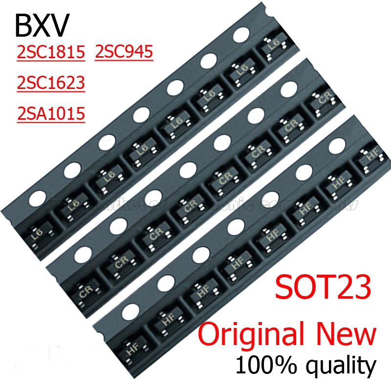 ไตรโอดคริสตัล SMD 2SC1815 2SC1623 2SC945 2SA1015 HF L6 CR BA SOT-23 100 ชิ้นต่อล็อต | Shopee ...