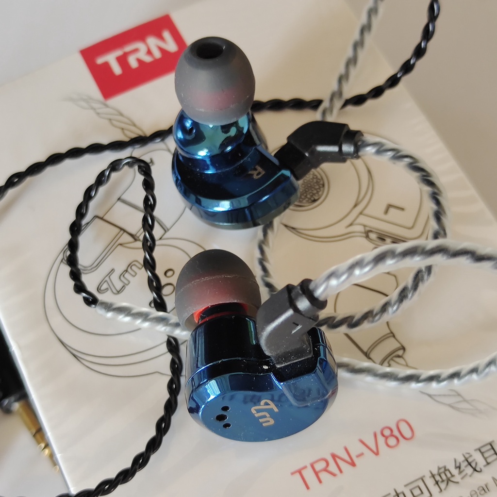 TRN-V80 หูฟังอินเอียร์ แถมสายแปลงUSB-C to 3.5 | Shopee Thailand