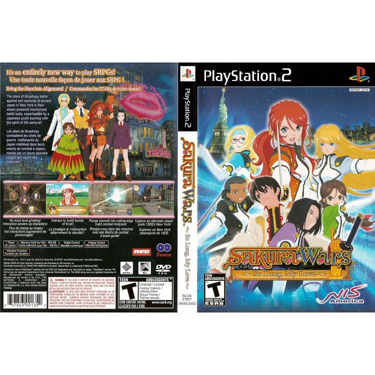 SAKURA WARS SO LONG, MY LOVE [PS2 US : (Game Disc Ripped to) DVD5 1 ...