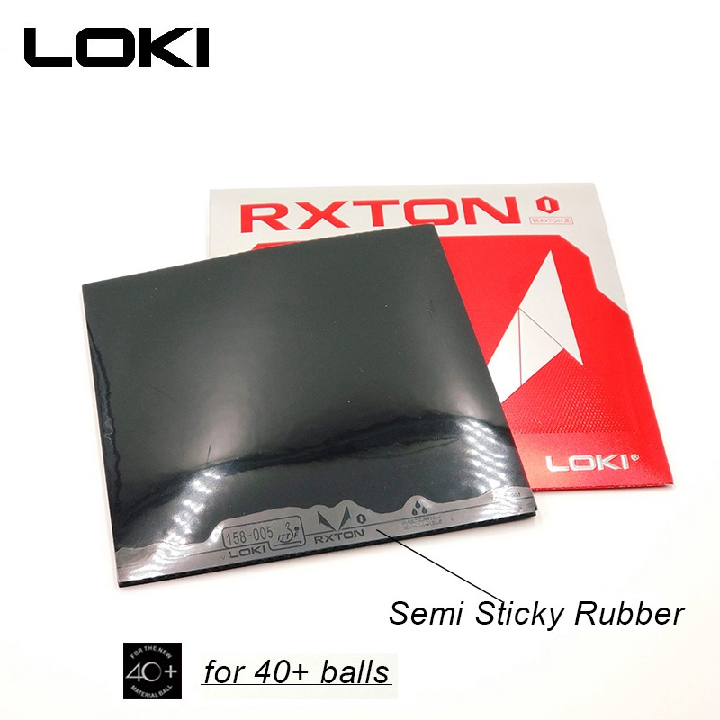 Loki RXTON1 ITTF ยางปิงปอง กึ่งเหนียว ฟองน้ําแข็ง สีแดง สําหรับปิงปอง ...