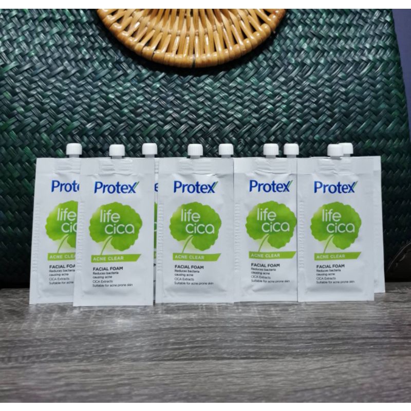 Protex Life Cica Cleanser 10g โพรเทคส์ โฟมล้างหน้า ไลฟ์ ซิก้า 10 กรัม ...